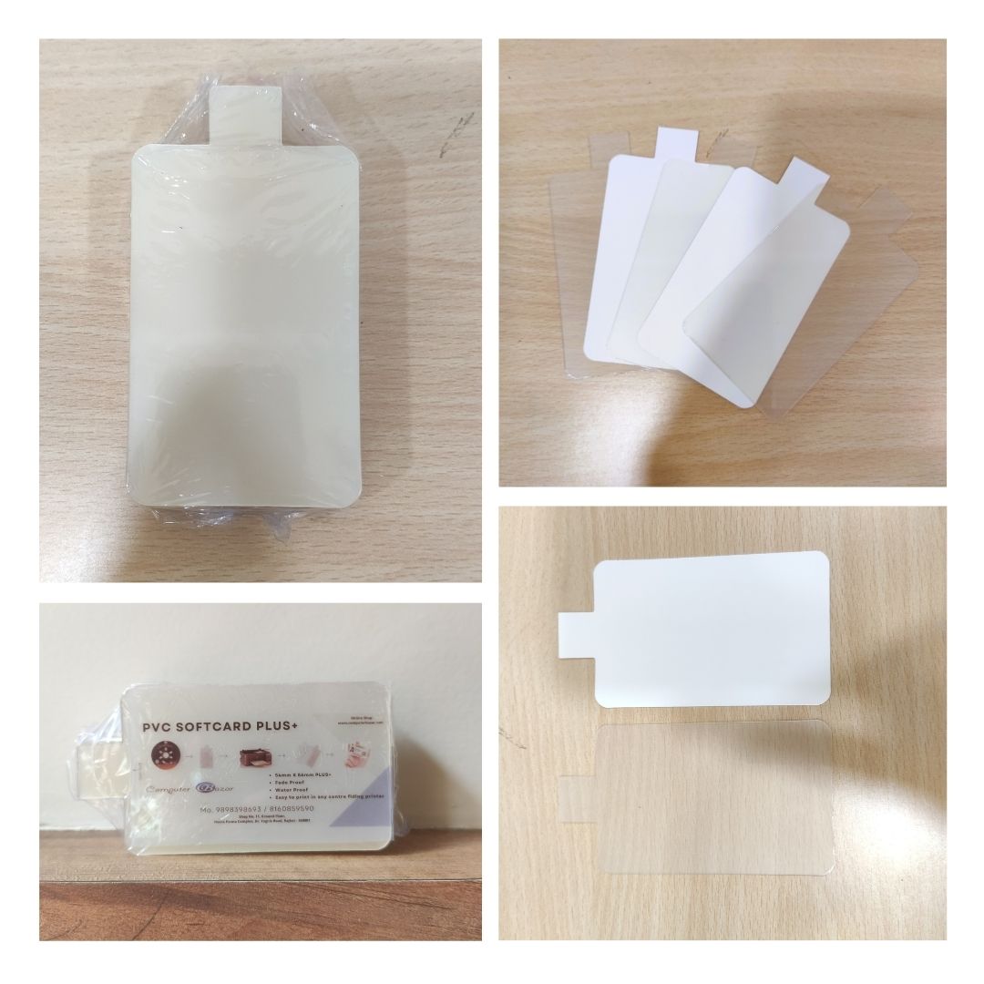 PVC softcards+100 Cards & Hard Coating (Softcards + Coating Included ...